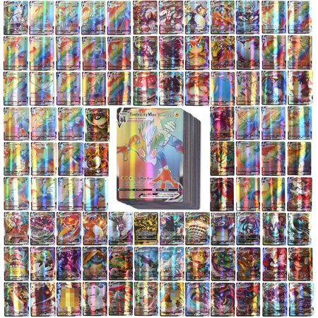 Anime Vmax Card Set With TCG Deck Box, Rare Collectible Card | Walmart ...
