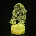 CHE-3D Optical Illusion Night Light, Visual Creative LED Desk Lamp ...