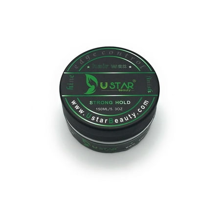 USTAR Edge Control Hair Wax Extra Long Strong Hold Smooth 5.3oz ...