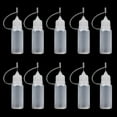 Primegos 10 Pcs 10ml Empty Needle Tip Bottle Solvents Dropper Filler ...