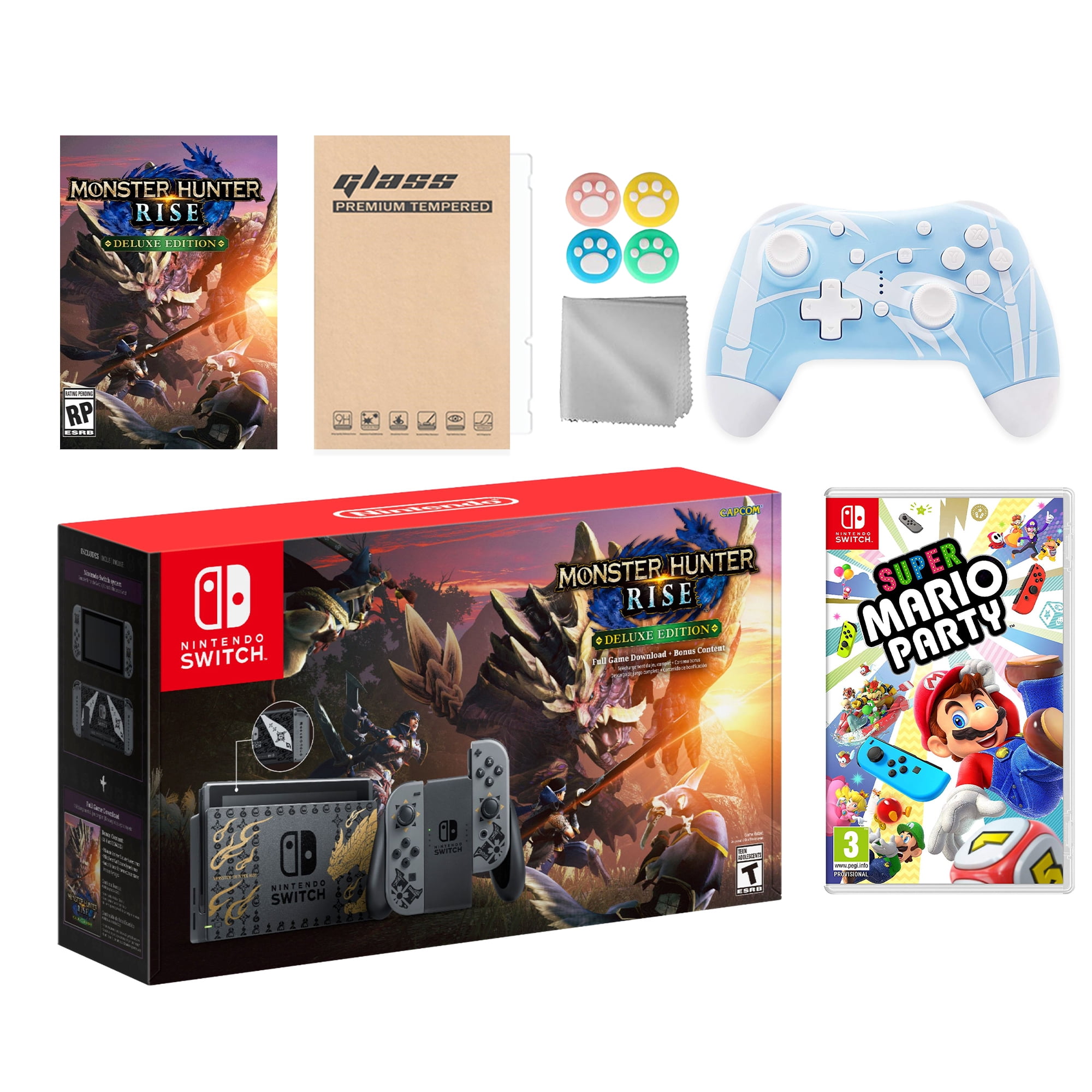 Nintendo Switch Monster Hunter Limited Console Set Plus Monster Hunter ...