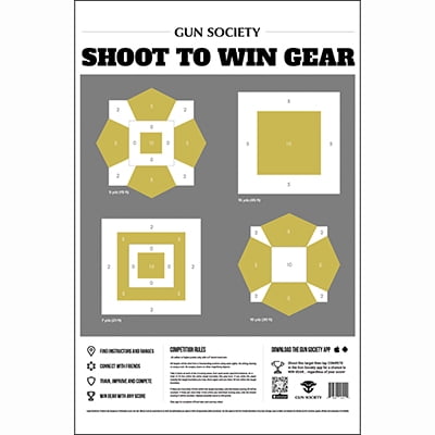 100 Pcs, 20"x 28" Multiple Bullseye Shooting Target - Walmart.com