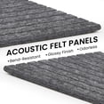9 Pack Acoustic Felt Bulletin Boards, 11.8×11.8" Soundproof Wall Tiles ...