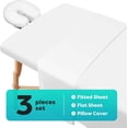 Couture Charm Ultra Soft Percale Cotton Massage Table Sheets Set 3 ...