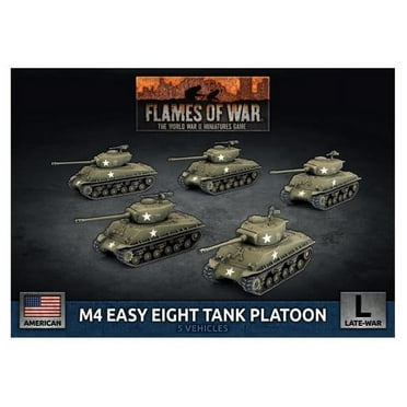 Flames of War: American M4 Sherman Tank Platoon (Late-War) - Walmart.com