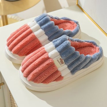 Spa Sister Snuggle Up Foot Spa Cable Knit Slippers, Red Guava Chiffon ...