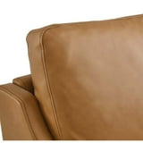 Corland Leather Tan Accent Armchair For Living Room - Walmart.com