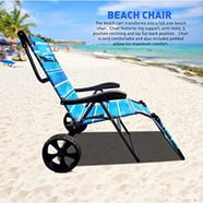Big Jumbo 500 lbs XL Wide Heavy Duty Beach Chair for Big & Tall Adults ...