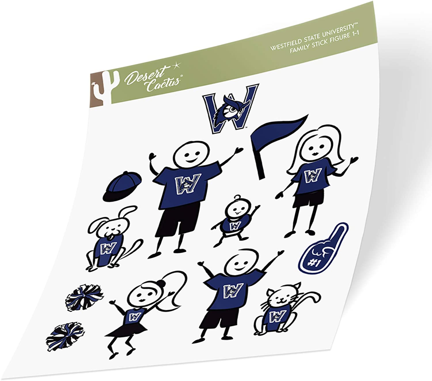 Westfield State University WSU Owls NCAA Vinyl Decal Laptop Water ...