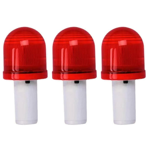 Bright LED Road Hazard Skip Light Flashing Safety Cone Topper Warning ...