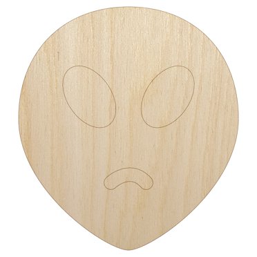 Boo with Eyes Halloween Fun Text Wood Shape Unfinished Piece Cutout ...