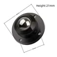 Vruelia 4 Pack 1 Inch Self Adhesive Caster Wheels for Furniture, Low ...