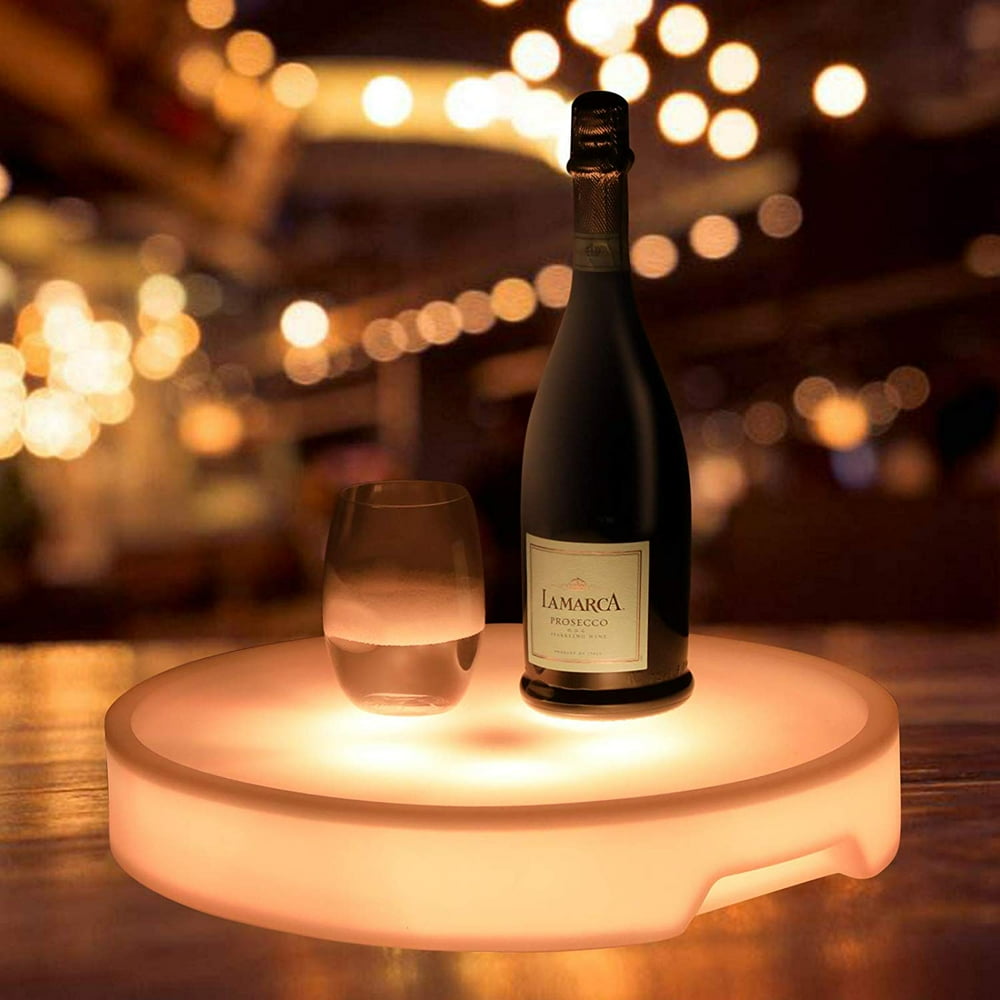 LED Light Nightclub Bar Serving Tray, Bottle Service Delivery Serving ...