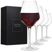 Elixir Glassware Red Wine Glasses - Set of 4 Hand Blown Large Wine ...