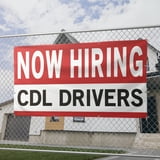 Now Hiring CDL Drivers 13 oz Heavy Duty Vinyl Banner Commercial Driver ...