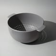 Beautiful 5-quart Plastic Colander with Integrated Handles in Grey ...