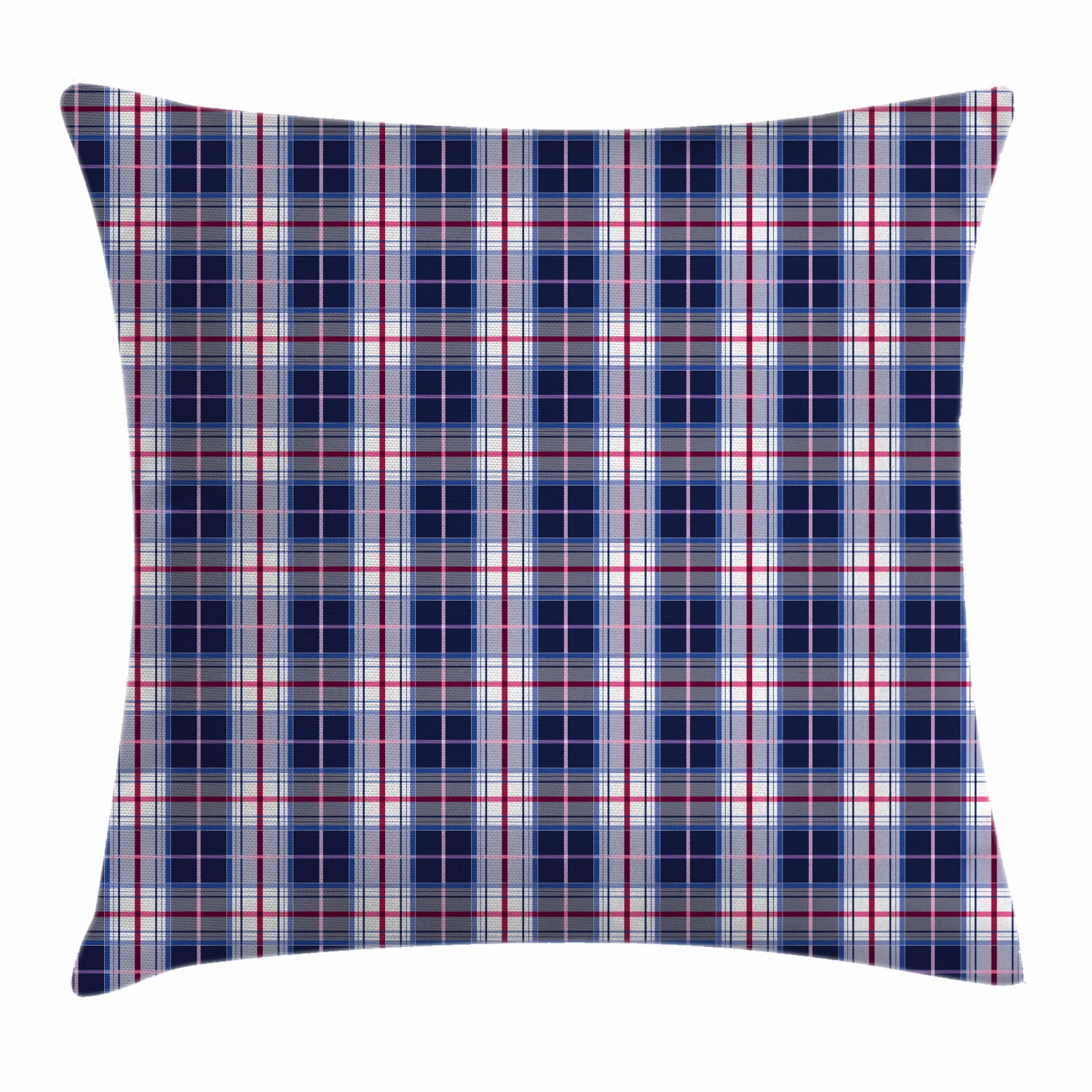Decorative Pillows Home Décor Checkered Various Sizes Blue Check Pillow ...