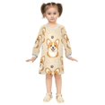 BZSMCE Little Girls Long Sleeved Hoodie A Dresses Pink Star Classical ...