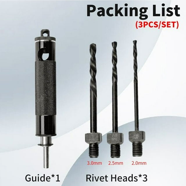 Air Capital Rivet Removal Tool Automatic Riveting Drill tools With 3 ...