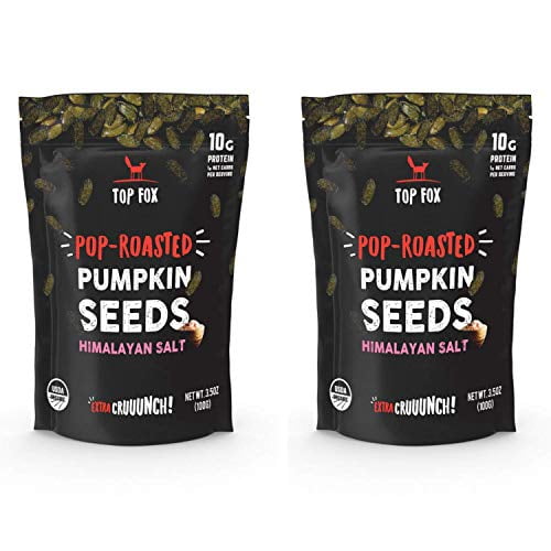 Top Fox Snacks - Organic Pop-Roasted Pumpkin Seeds | Healthy Protein ...