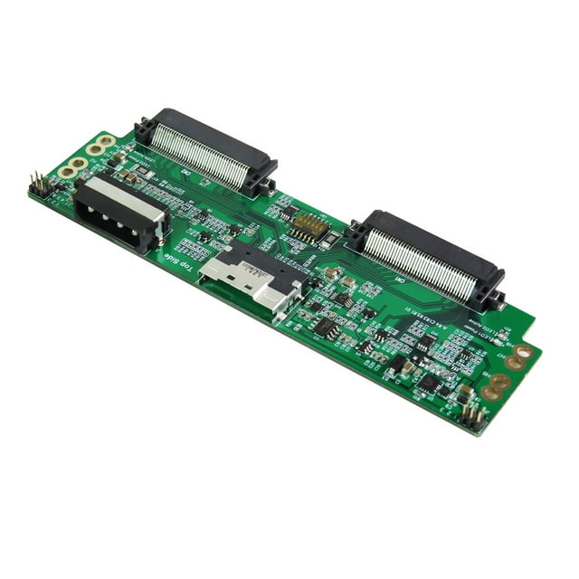 SlimSAS 8i PCIe 4.0 to U.2 (SFF-8639) SSD Dual Port Adapter - Walmart.com