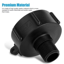 IBC Tote Tank Adapter, Garden Hose Connector For 275-330 Gallon ...
