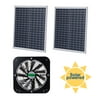 Air Vent 53560 800CFM Solar Powered Gable Fan - Walmart.com