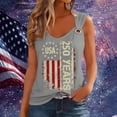 250 Anniversary USA Shirt Sleeveless Tank Top with Metallic Ring Detail ...
