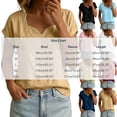 CQONEPT Cotton Linen T Shirts for Women V Neck Short Sleeve Textured ...
