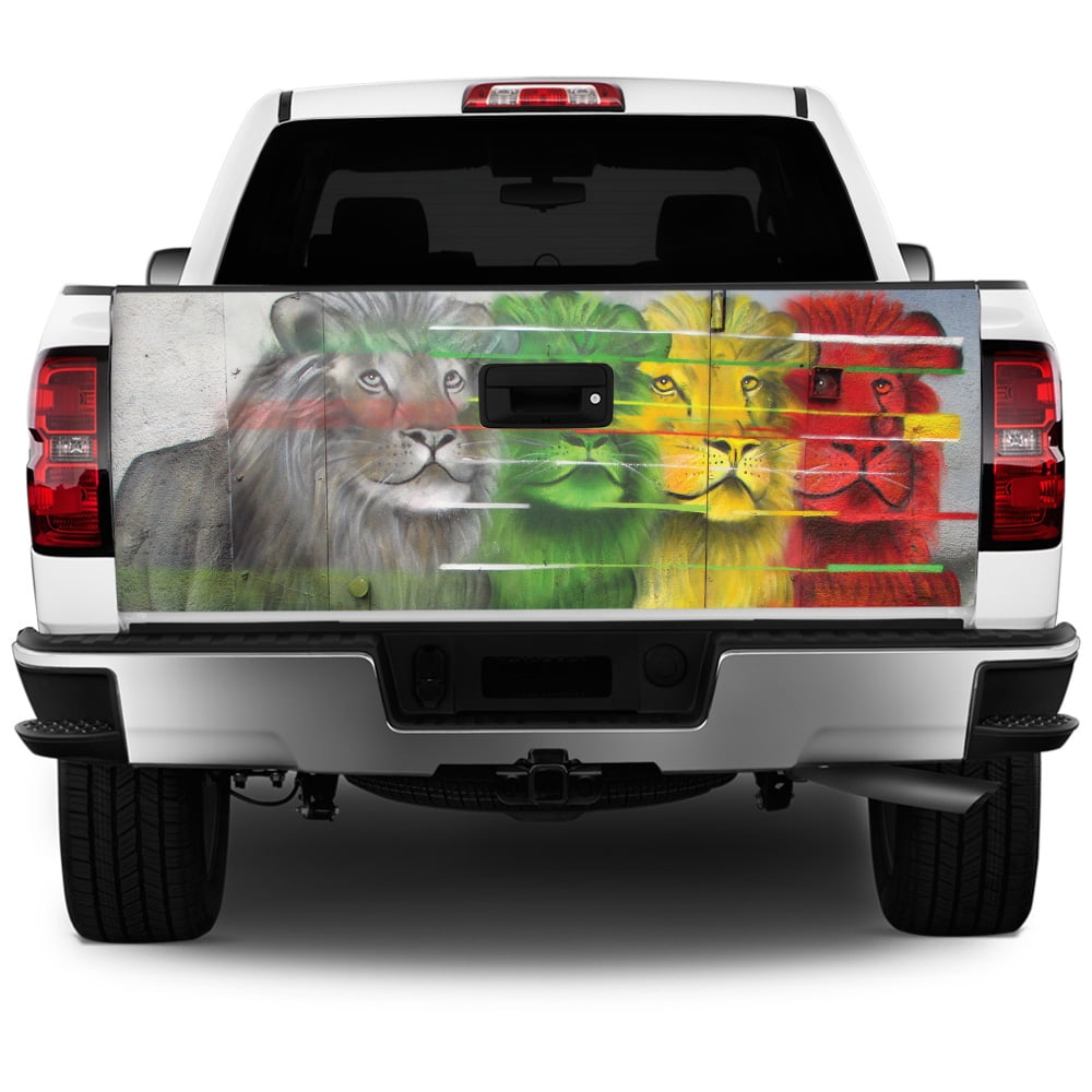 MightySkins Wolf Shatter Truck Decal Tailgate Wrap HD Graphics ...