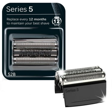 Braun Series 5 52B Electric Shaver Head Replacement Parts, Silver ...