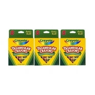 Crayola Multicultural Crayons, Large Size, 8 Colors Per Box, Set Of 12 ...