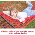 Double Hammocks for Outside, Handwoven Traditional Cotton Rope 2 Person ...