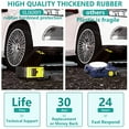 25FT Tape Measure,Self-Locking Measuring Tape with Rubber Covered Case ...