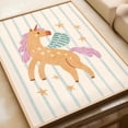 Affixzi Unicorn Stars Print, Colorful Playroom Poster, Wall Decor ...
