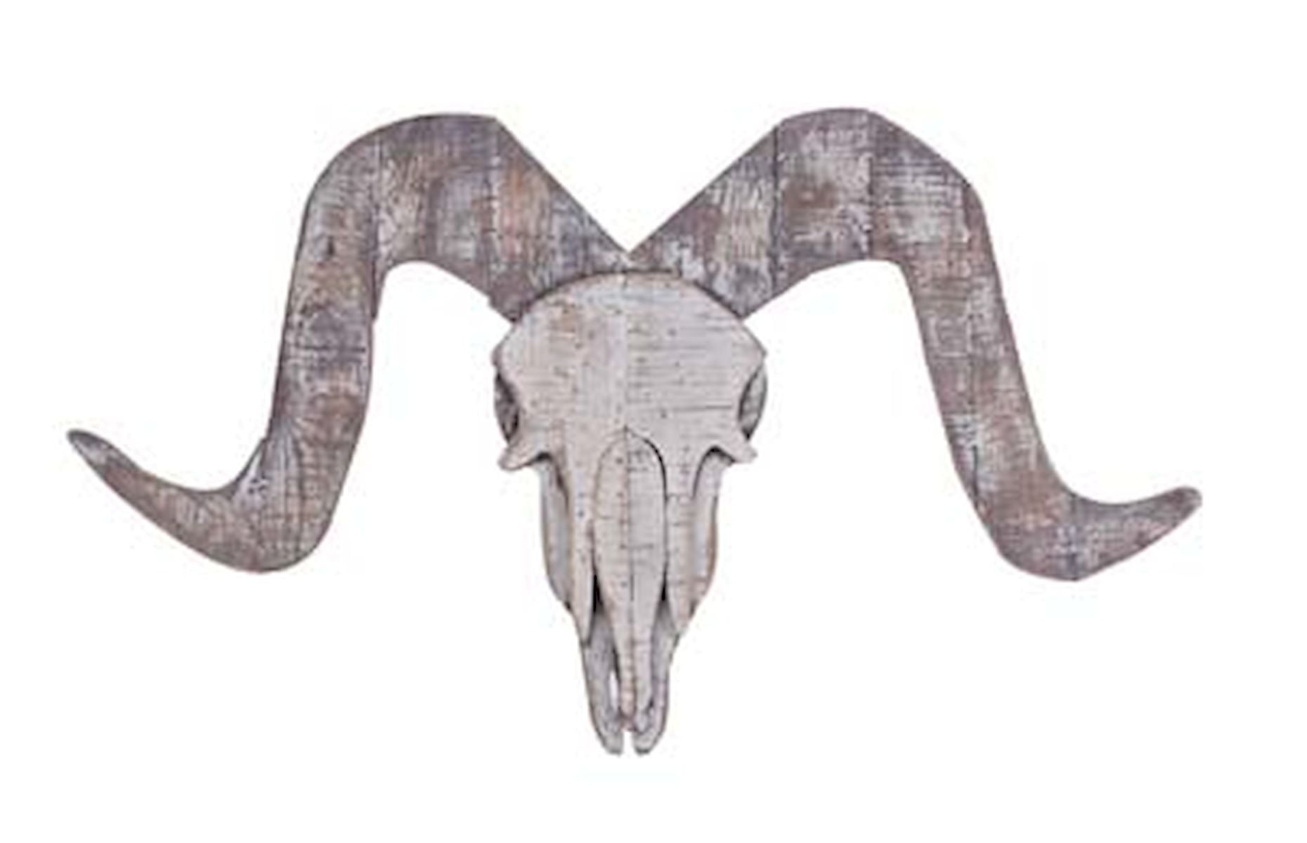 Ram Head Wood Wall Decor - Walmart.com