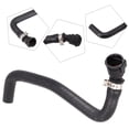 1Pc Black Rubber Engine Radiator Coolant Hose For Bmw 3 Series Left ...