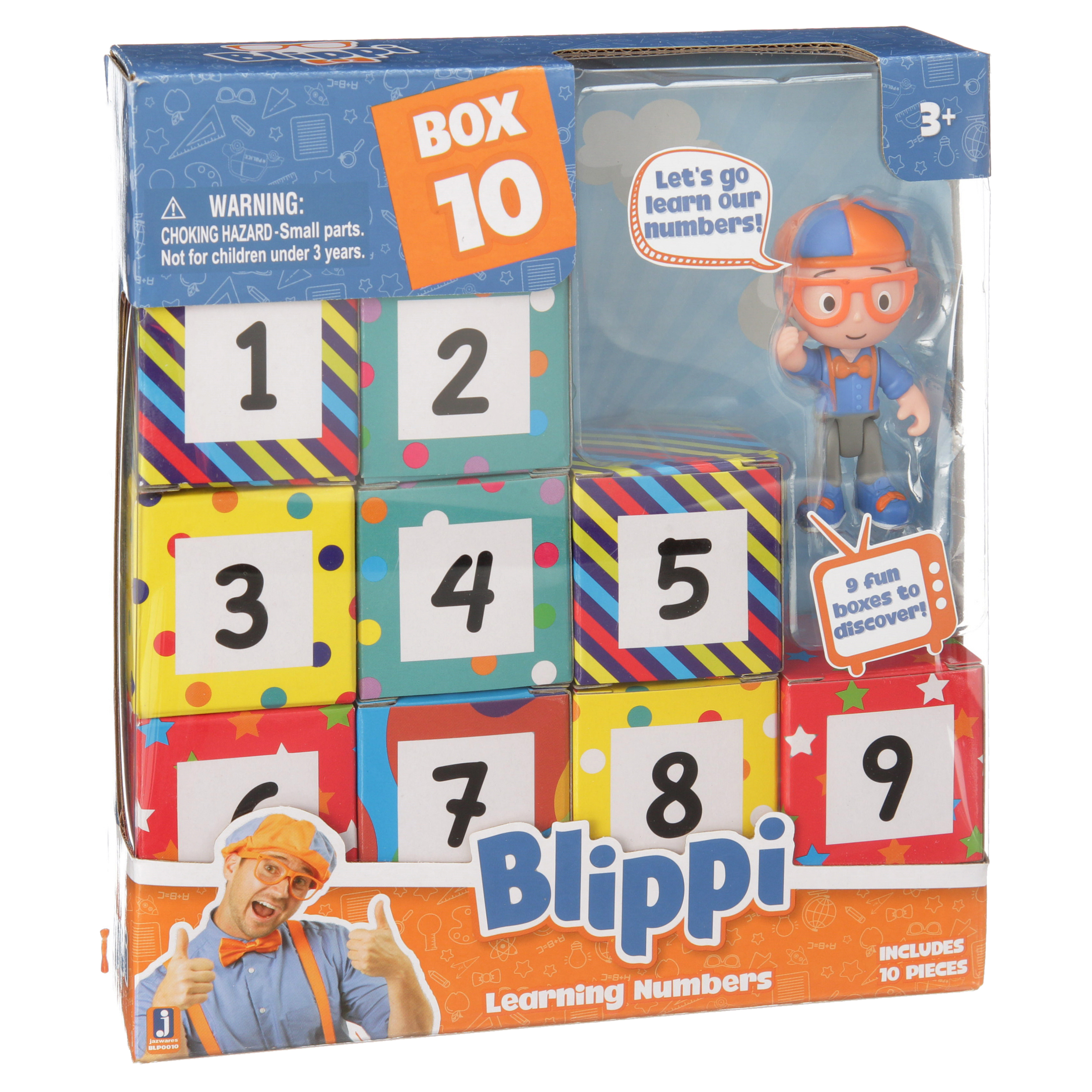 Educatieve spellen Blippi Learning Numbers Box 10 JA3719712
