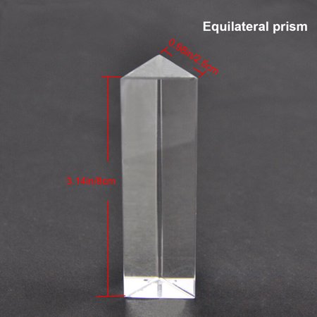 Educational Tools Physics Optical Glass Triangular Prism School ...