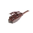 GoGreen Power 16/2 12' Household Extension Cord GG-24812 - Brown ...