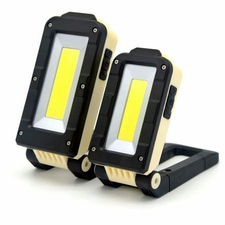 Rechargeable Work Light, Portable LED Camping Light, 180° Adjustable ...