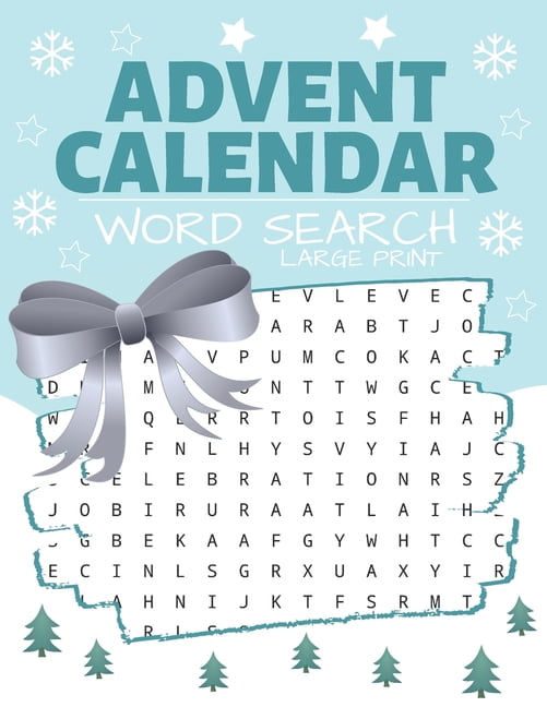Christmas Activity Book: Advent Calendar Word Search : Puzzle Book ...