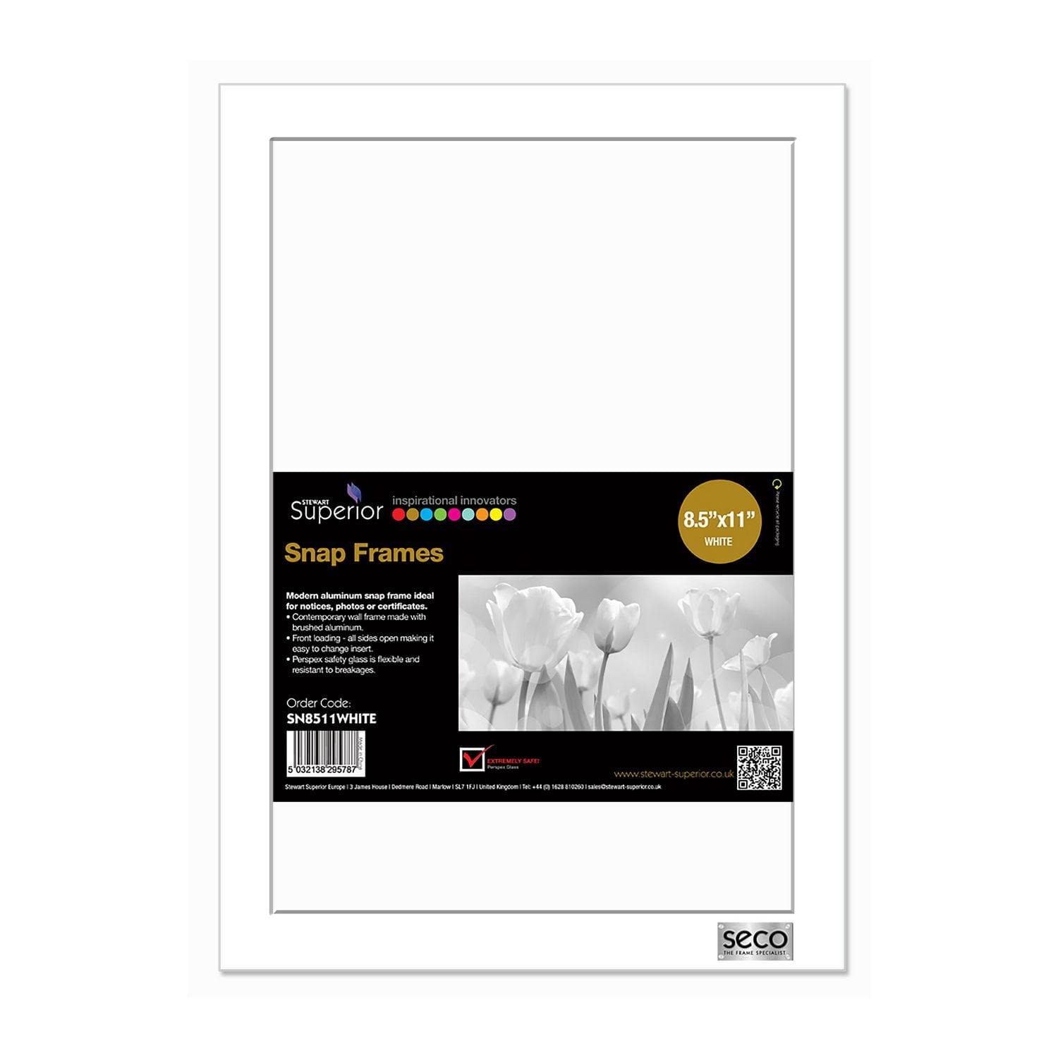 Click here for Seco Snap Poster Frame Case  8.5 X 11 Inches  Whit... prices