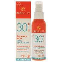Biosolis Sunscreen Body Spray Lotion SPF 30 , 3.4 oz Sunscreen ...
