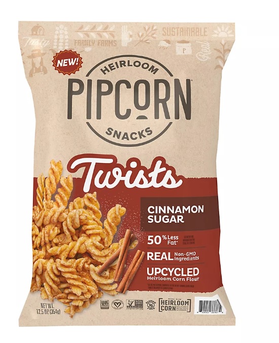 Pipcorn Heirloom Twists Cinnamon Sugar, 12.5 oz. - Walmart.com