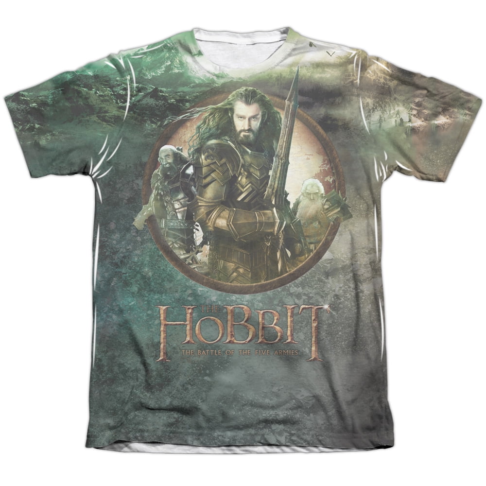 Hobbit Men's Dwarves Vs Azog Sublimation T-shirt White - Walmart.com