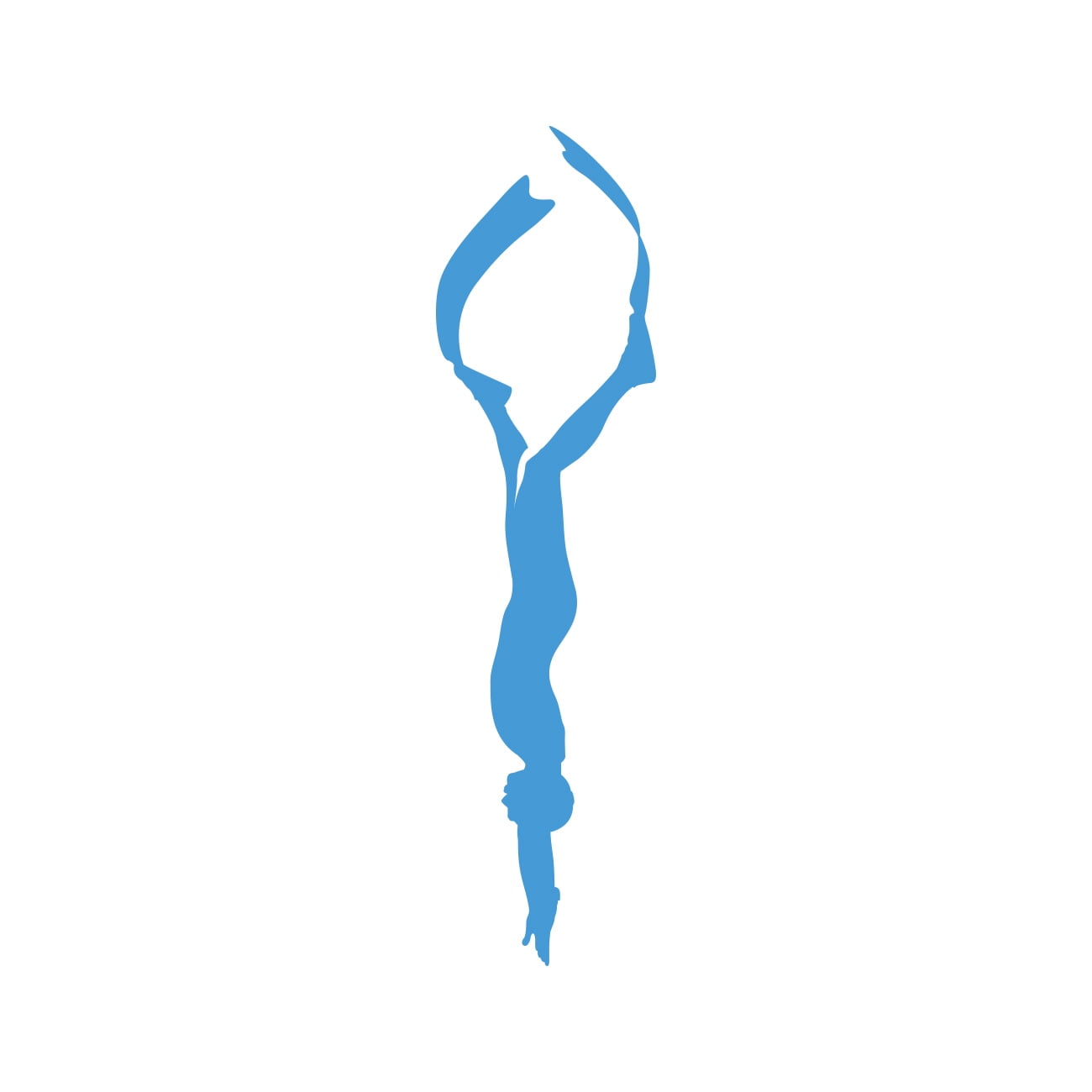 Girl Freediver Sticker Decal Die Cut - Self Adhesive Vinyl ...