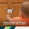 Safety 1st OutSmart Flex Lock White Toddler Cabinet Lock with Decoy ...