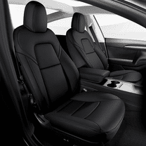 AOMSAZTO Custom Fit Tesla Model Y 2023 2024 5-Seat Covers, Faux Leather ...