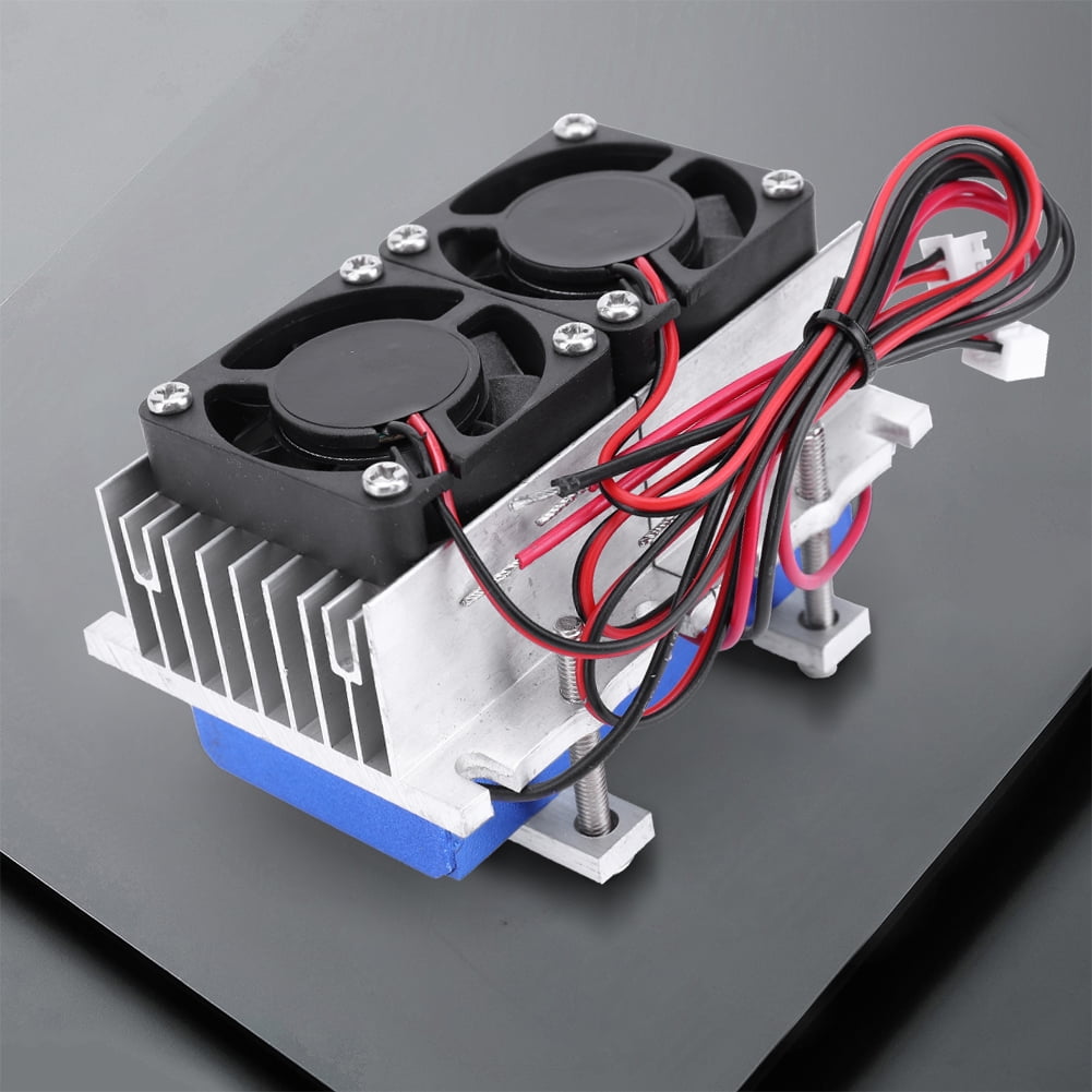 DC 12V Peltier Air Conditioning Unit Reusable 144W 15A Homemade Cooling ...